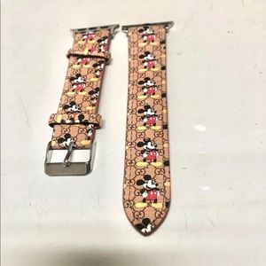 Disney | Accessories | 4mm Disney Mickey Mouse Apple Watch Band Series ...